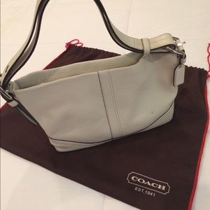 Coach | Bags | Authentic Coach Small Cream Hobo | Poshmark